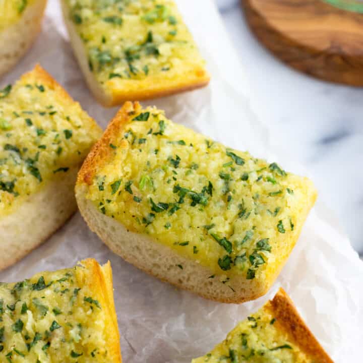Ultimate Roasted Garlic Bread - My Sequined Life