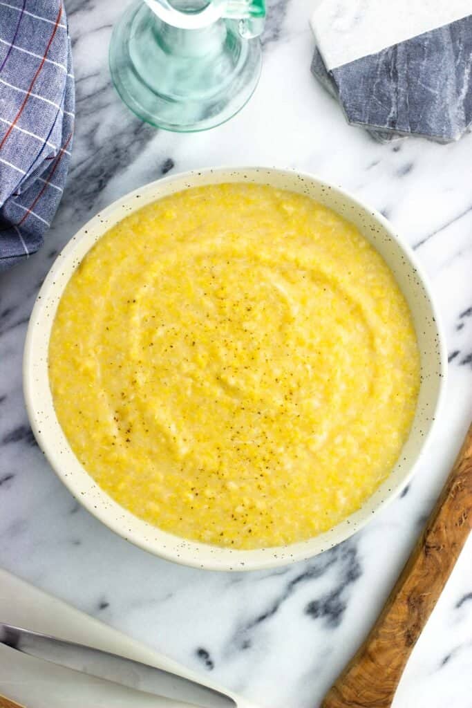 Creamy Polenta from a Tube - My Sequined Life