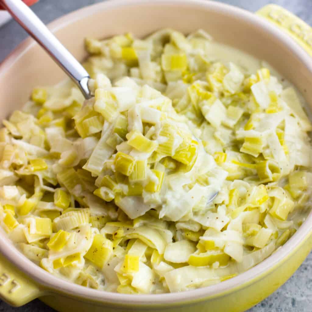 Creamed Leeks - My Sequined Life