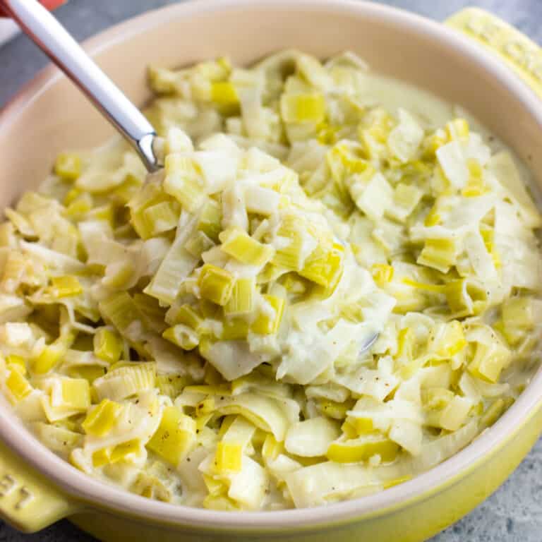 Creamed Leeks - My Sequined Life