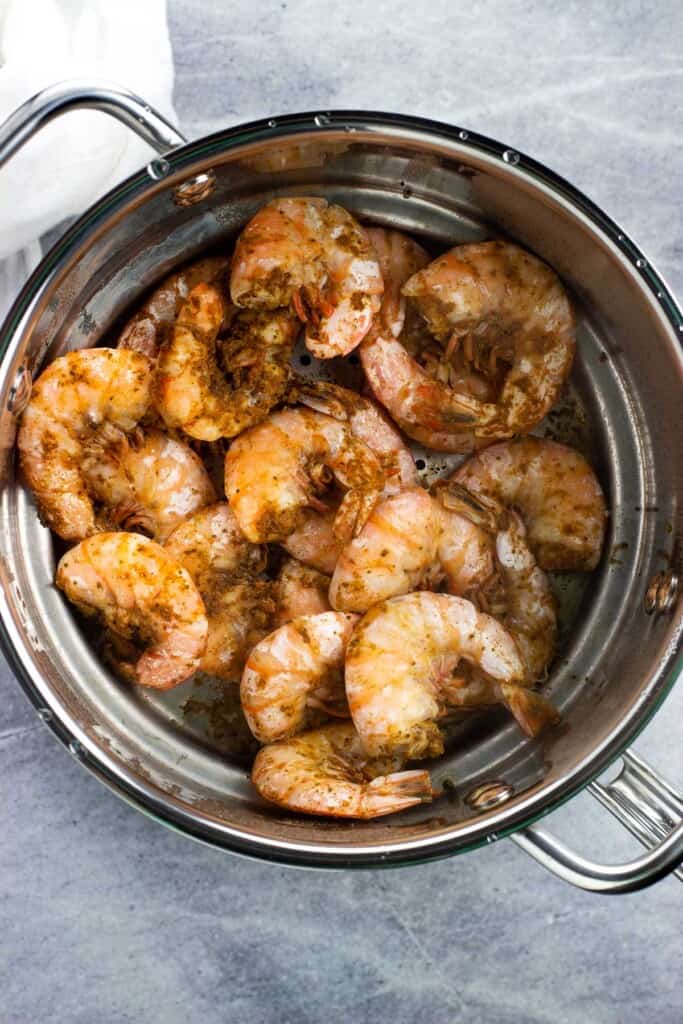 Old Bay Steamed Shrimp - My Sequined Life