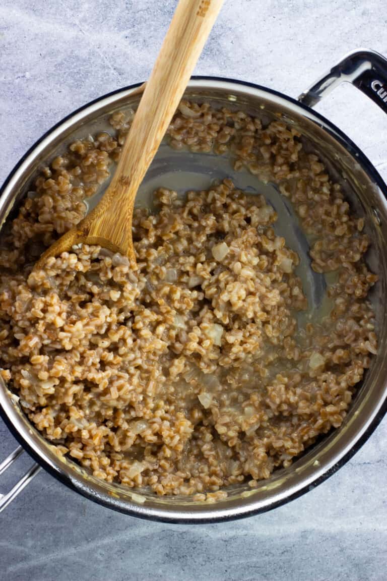 Farrotto (Farro Risotto) - My Sequined Life