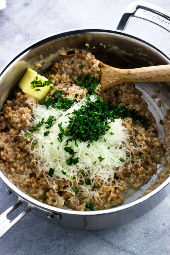 Farrotto (Farro Risotto) - My Sequined Life