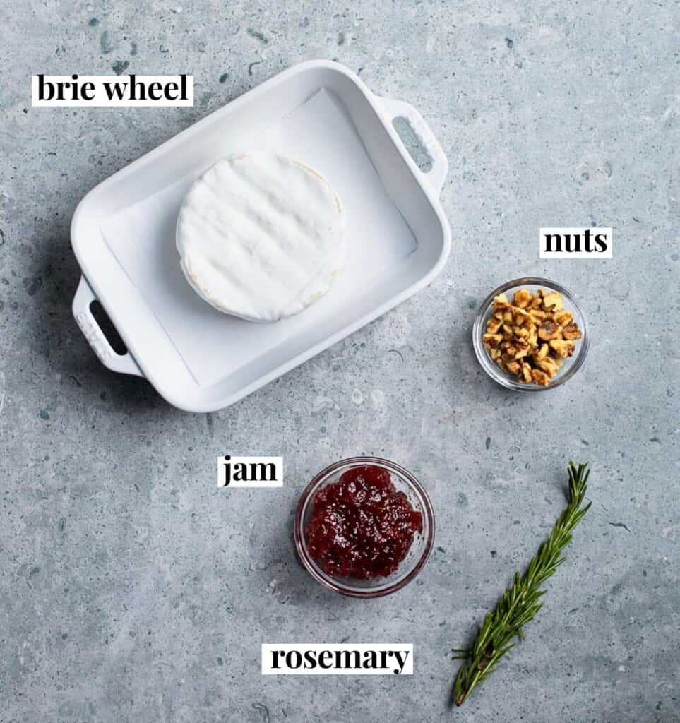 Baked Brie with Jam - My Sequined Life