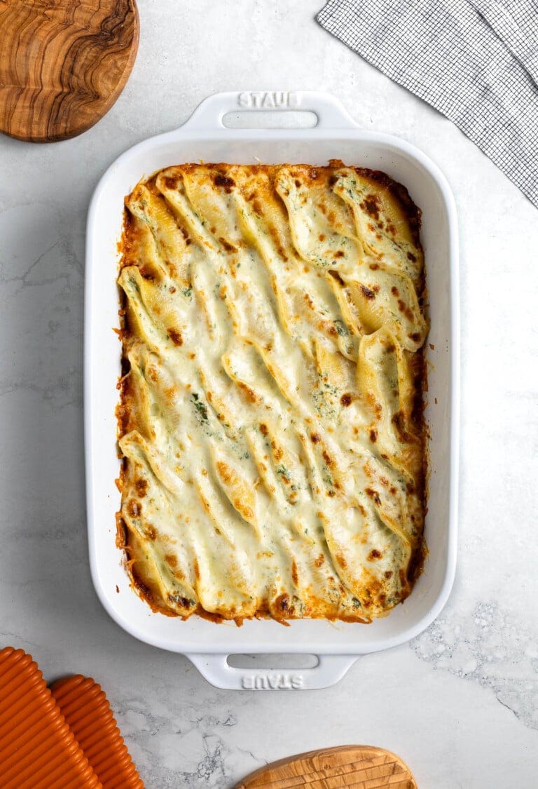 Four Cheese Stuffed Shells - My Sequined Life