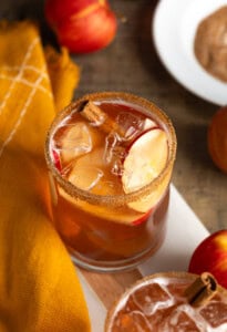 Sparkling Apple Cider Mocktail - My Sequined Life