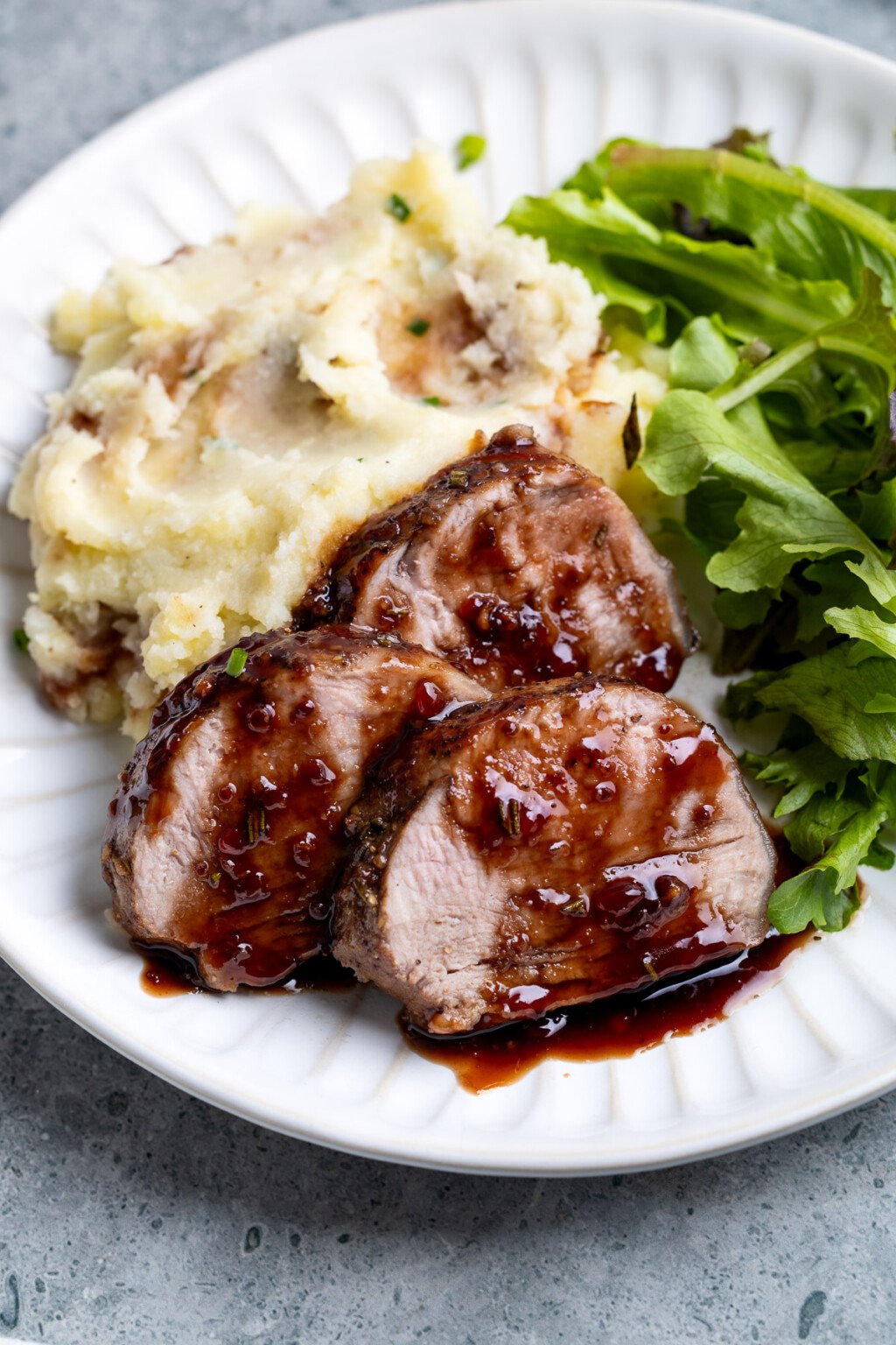 Roasted Pork Tenderloin with Raspberry Sauce - My Sequined Life