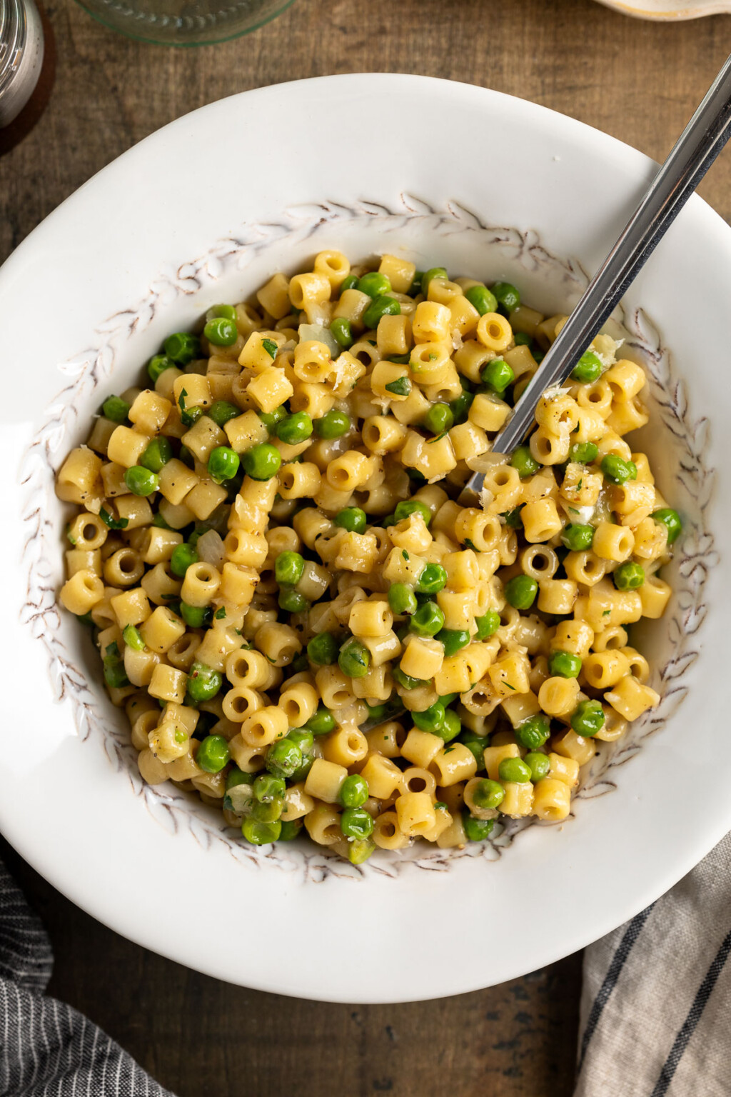 Pasta e Piselli (Pasta and Peas) - My Sequined Life