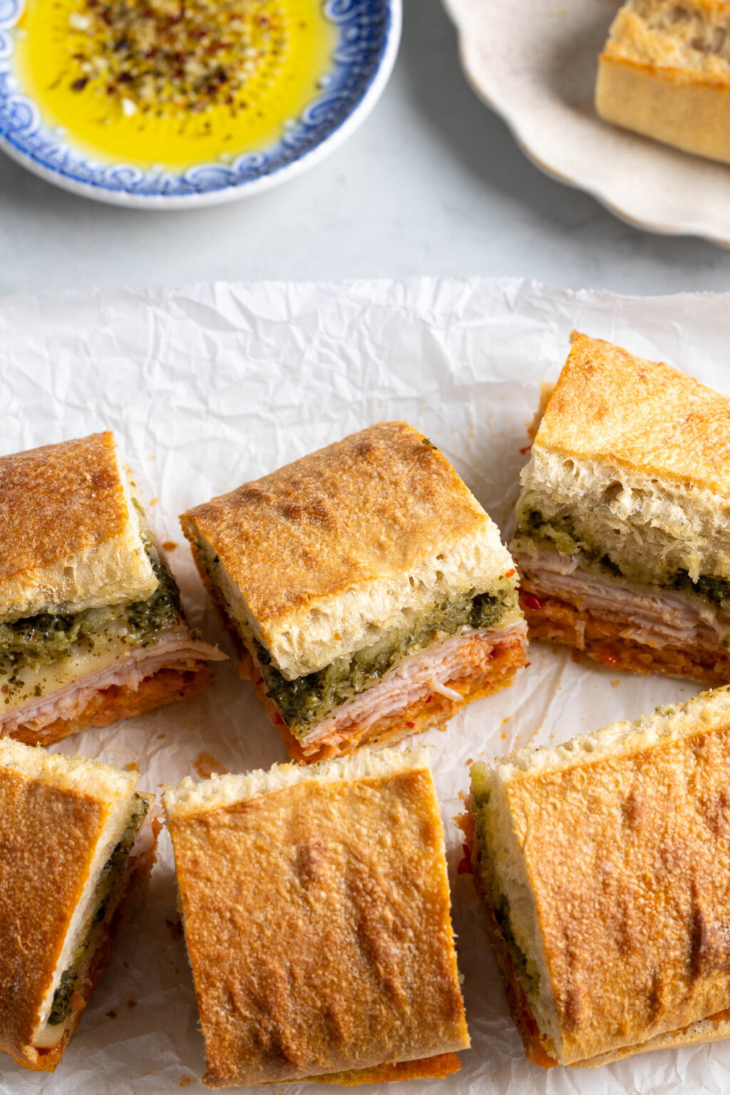 Party Ciabatta Sandwiches - My Sequined Life