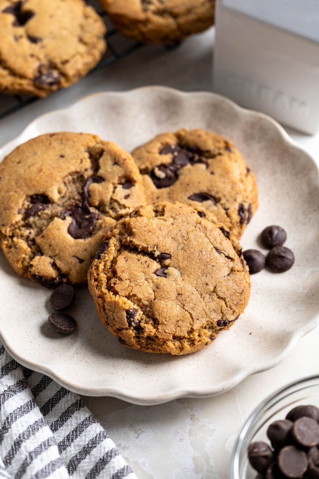 Olive Oil Chocolate Chip Cookies - My Sequined Life